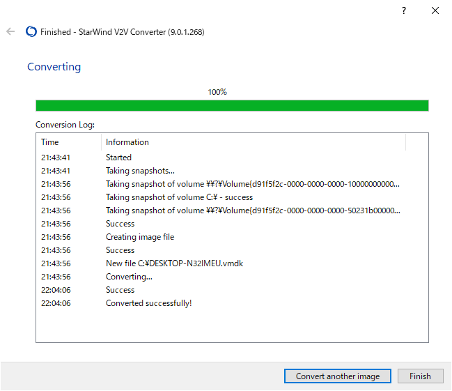 StarWind V2V Converter （解決編） | cyans workshop